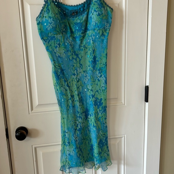Muse | Dresses | Muse Size 8 Blue Green Dress | Poshmark